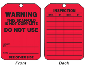 Requirements for Scaffold Inspection - Primelift Safety Resources Ltd